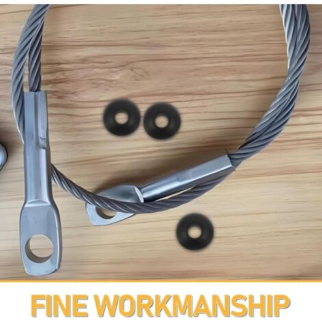 5 Pièces Gym Machine Cable Ball Stoppers Wire Rope Port Joint Fitness ...