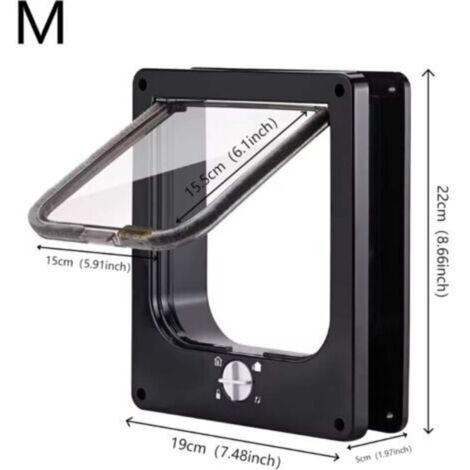 Gatera impermeable con cerradura giratoria de cuatro direcciones ...