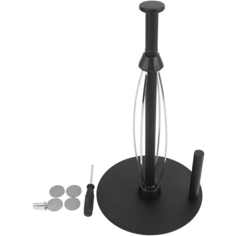 Portarrollos de papel para encimera de acero inoxidable negro ...