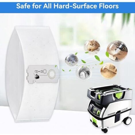 Bolsas de filtro SelfClean SC-FIS-CT MINI/MIDI-2/5 - FESTOOL - 10 ...