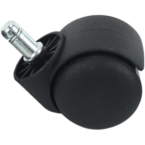 Ruedas para silla de oficina de 50 mm - Juego de 5 - Negras