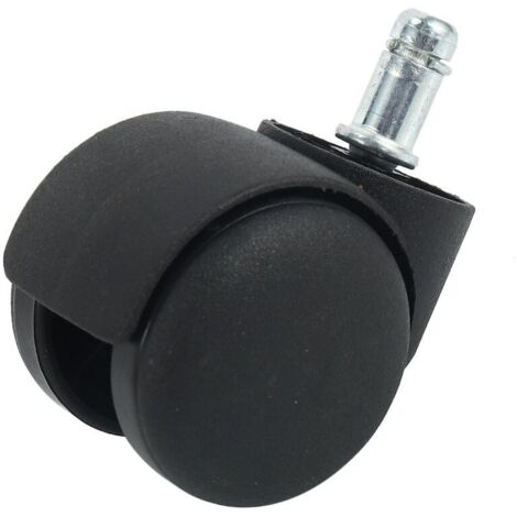 Ruedas para silla de oficina de 50 mm - Juego de 5 - Negras