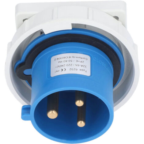 Conector de enchufe industrial invertido 220240V IP67 32A a prueba de ...