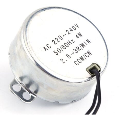 Motor sincronizado de microondas de 220-240 V CA, motor con engranaje ...