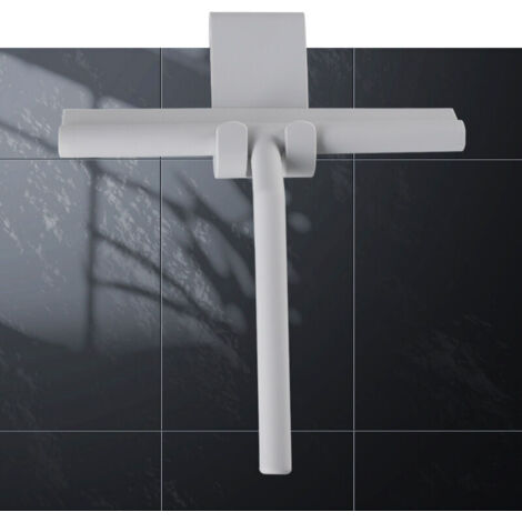 Raclette de Douche - 21 cm Blanc - raclette de vitre pour Salle de Bain ...