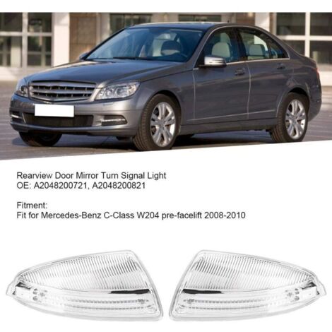,Paire de rétroviseurs LED clignotants A2048200721, adaptés à Mercedes ...