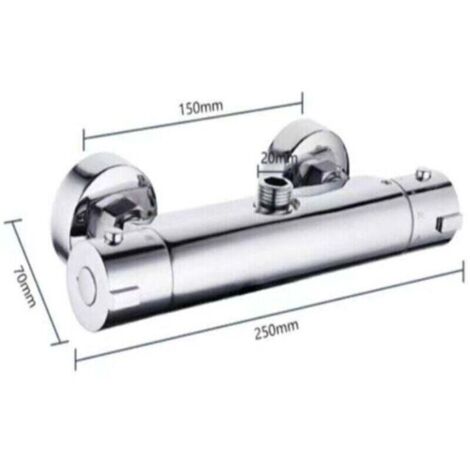Mitigeur thermostatique mural , Mitigeur de douche thermostatique rond ...
