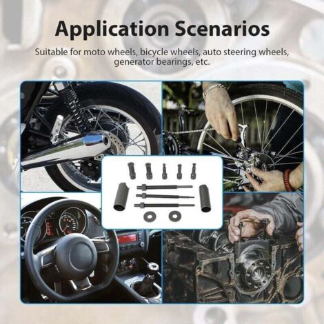 Kit d'extracteur de roulement intérieur, 5 pièces ensemble d'extracteur ...