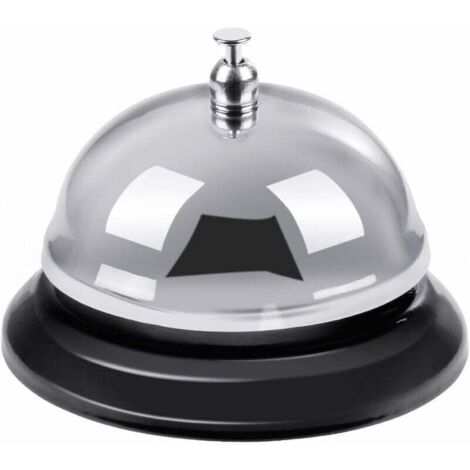 Cloche de service en acier inoxydable, sonnette de comptoir pour ...