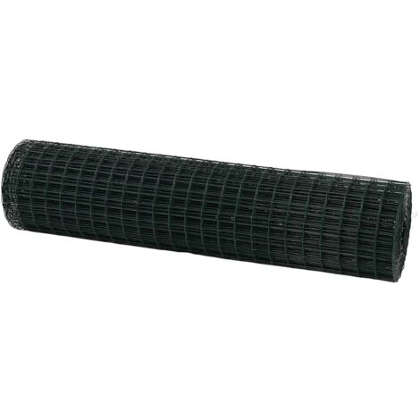 Clôture Euro Vert 1.2 x 10 m Fer revêtu de PVC, Vert, 42004334