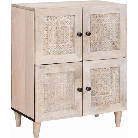 Buffet Blanc 33,5 x 60 x 75 cm, Blanc, 4018142