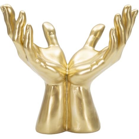 Statue mains dor¨es jointes Peace 25 cm