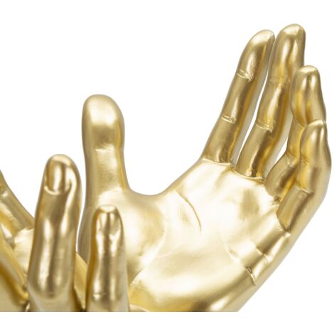 Statue mains dor¨es jointes Peace 25 cm