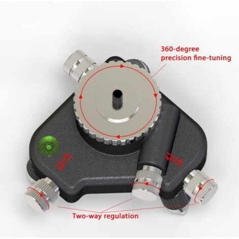 Laser leveling adapter – 360° rotating base for connecting a linear ...