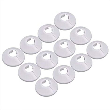 Set of 12 white radiator rosettes (single), radiator rosette, radiator ...