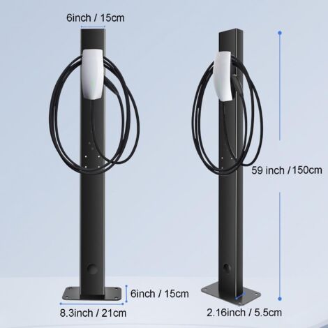 Universal wallbox stand, mounting post for charging stations and ...