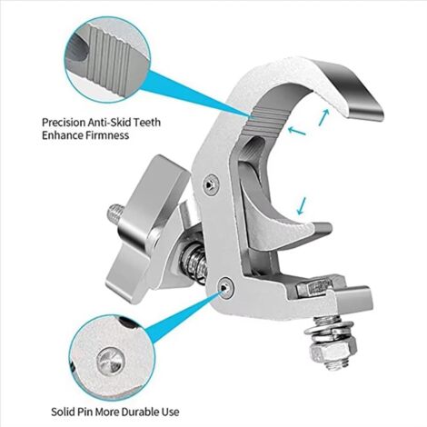 Truss O Clamp, Traverse Clamps, Hook Clamps Truss 8-Pack 40-52mm Quick ...