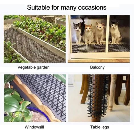 Thorn grid animal barrier, cat deterrent strips, animal barrier with ...