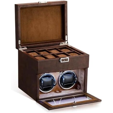 Watch winder, automatic watch winder for 2 watches, watch rotator ...