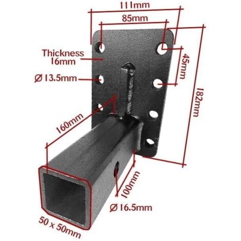 Trailer hitch insert for 2-inch trailer hitch receiver, 4400 lbs, 3 ...