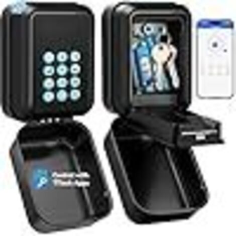Secure Outdoor Key Box Bluetooth Connected Digital Wall-Mounted Key Box ...