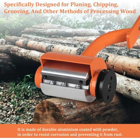 Wood debarker, debarking tool, log debarker with 6 extended blades and ...