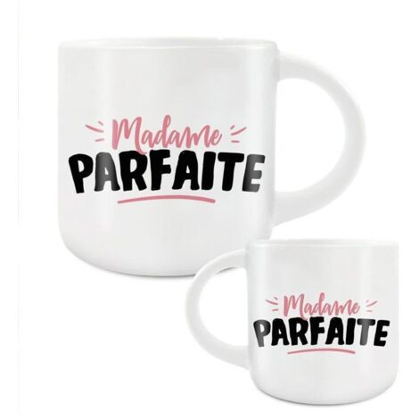 Taza - STC - Madame Parfaite - Cerámica - Blanco - Diseño Contemporáneo