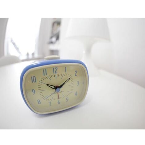 Blue Retro Alarm Clock