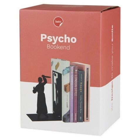 Bookend - Balvi - Psycho - Metal - Black - Elegant design