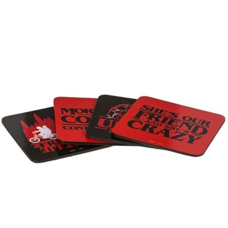 4 coasters Stranger Things