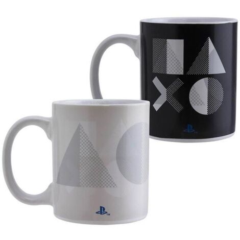 Mug - Playstation - PS5 - Colored thermal - 300ml - Round - White