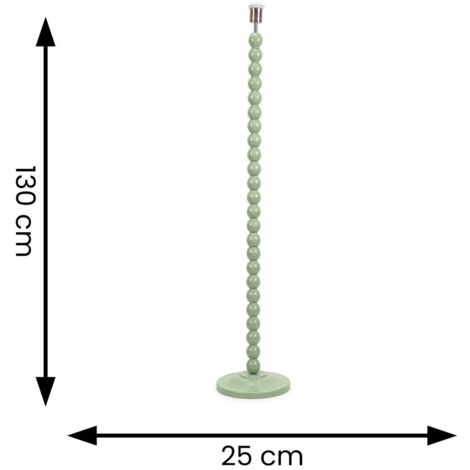 Pastel Bobbin Floor Lamp Base Living Room Free Standing Light Blue Pink Sage