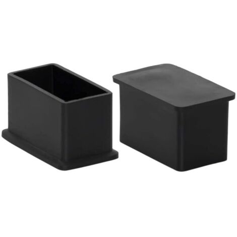 Lot de 16 Embouts rectangulaires en PVC - Flexibles pour Pieds de ...