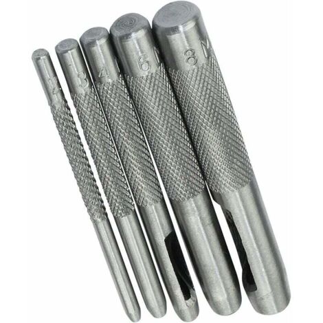 Lot de 5 Outils de Poinçonnage/Outil Perforateur/Perforatrice de 2/3/4 ...