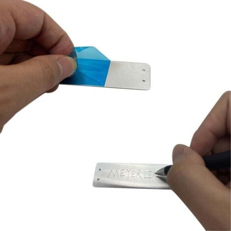 Étiquettes d'identification des arbres en aluminium (100 étiquettes ...