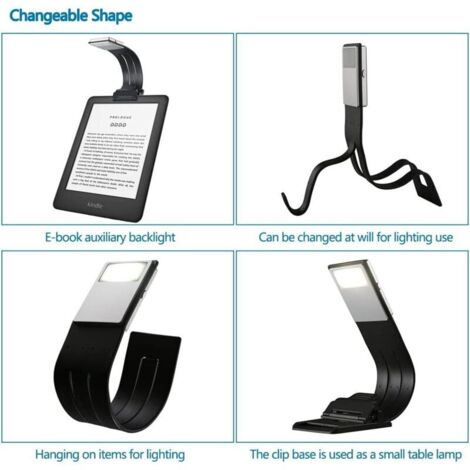 Lampe de Lecture lampe led liseuse,3 Couleurs lampe lecture lampe livre ...