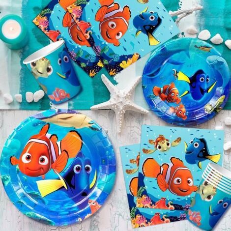 Birthday Decoration - INBOXXARTY - Finding Nemo - Multicolor - Complete ...