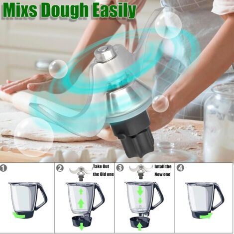 Dough Knife for Thermomix Bimby TM31, Dough Mixer Blades for Thermomix ...