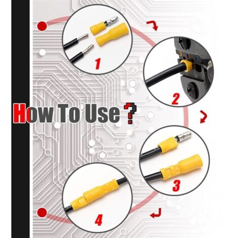 100 Pièces Cosse Câble Électrique, Mâle et Femelle Connecteurs Bullet ...