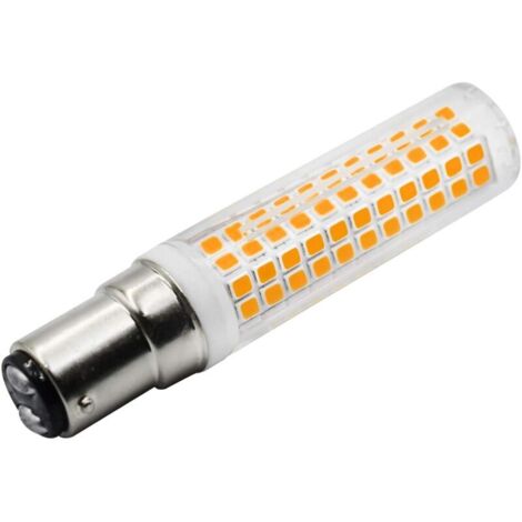 Lot de 2 Ampoules LED B15d Remplaçant 75W 90W 80W Blanc chaud 3000K ...