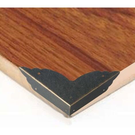 Lot de 12 protections d'angle vintage en métal - Style antique ...