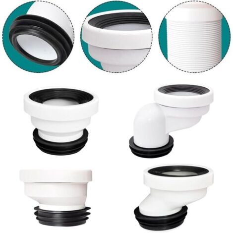 1PCS Raccord de WC - Raccord pour WC - Tuyau d'évacuation droite