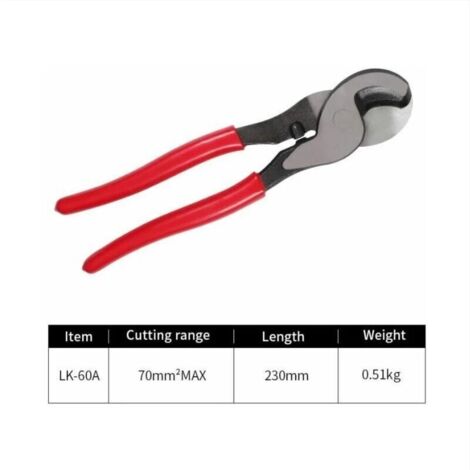 Lot de 4 Jeu de coupe-fils pour électriciens, coupe-câbles électriques ...