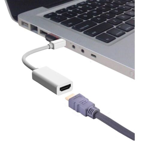 Adaptateur Mini DisplayPort vers HDMI, convertisseur Thunderbolt vers ...