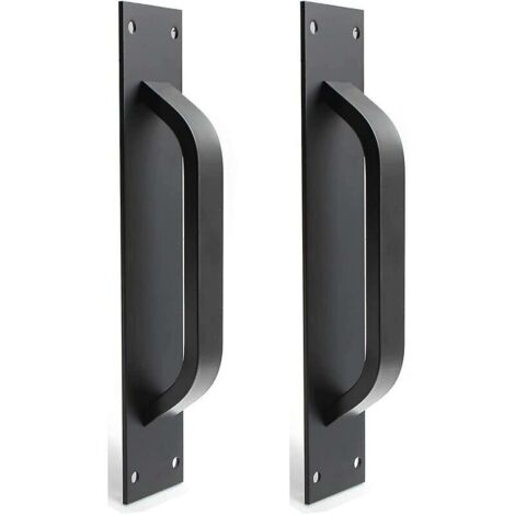 2pcs Zinc Alloy Barn Door Handle - Sliding Door Handles For Fire Door ...
