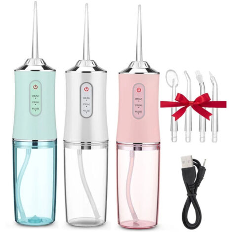 Jet d'eau dentaire puissant Pick Flosser Membrane de bain de bouche