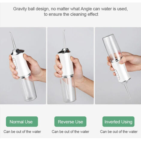 Jet d'eau dentaire puissant Pick Flosser Membrane de bain de bouche