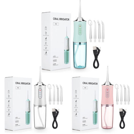 Jet d'eau dentaire puissant Pick Flosser Membrane de bain de bouche