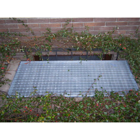 Gitterrost Normrost verzinkt 500x900x25 mm 30/30 mit Einlegerahmen
