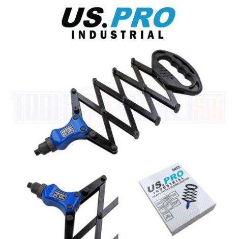 US PRO RIVET GUN 33"" LAZY TONGUE TONG HAND RIVETER BLIND POP 2.4MM - 6 ...